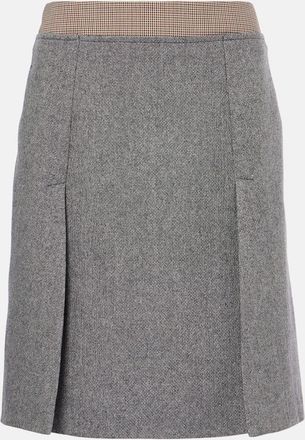 Sportmax Midirock Riga aus Tweed