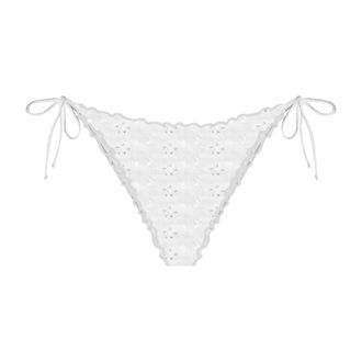 MC2 Saint Barth Miami Flower Embroidery 01 - - Swimwear - Damen - Wei&szlig; - L