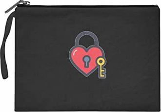 Bonateks Femme Frfcb101282 Femme Clutches, Noir, Black EU