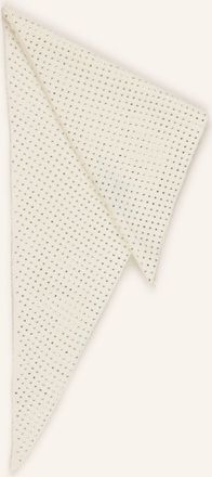 Maje Dreieckstuch Mit Schmucksteinen weiss