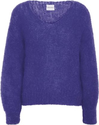 Americandreams Americandreams, Femme, Pulls, Violet, Taille: 44 FR Milana LS Mohair Knit
