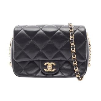 Chanel Sac bandouli&egrave;re vintage doccasion - Femme - Pre-owned - Noir - Taille: ONE Size