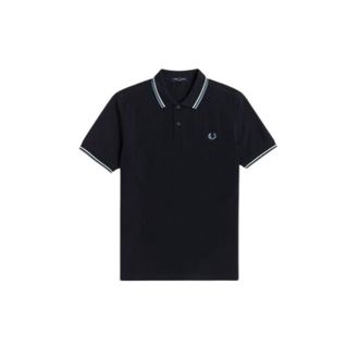 Fred Perry Homme, Tops, Noir, Taille: 2XL Polo Rayé M3600