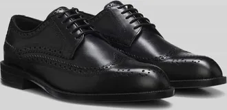 HUGO BOSS Schn&uuml;rschuhe aus echtem Leder Modell Tayil_Derb