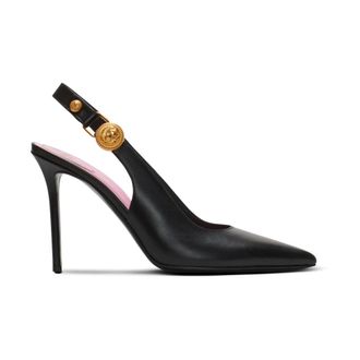 Balmain Slingbacks Eva aus Kalbsleder - - Shoes - Damen - Schwarzk - 37 1/2 EU
