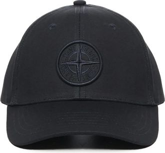 Stone Island Homme, Accessoires, Bleu, Taille: ONE Size Casquette Logo Boussole Brod&eacute; Stone Island
