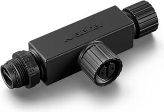 Steinel T-Verbinder 24 V, Verbindungsstück mit 2 Ausgängen für 24V Garten-Lichtsystem, 24V Gartenbeleuchtung Zubehör, IP67, wasserdicht
