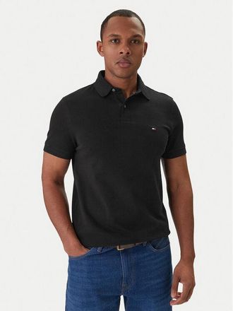 Tommy Hilfiger Poloshirt 1985 MW0MW17770 Schwarz Regular Fit