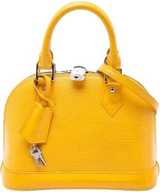 Louis Vuitton Pre-owned Alma BB - Femme - Pre-owned - Jaune - Taille: ONE Size