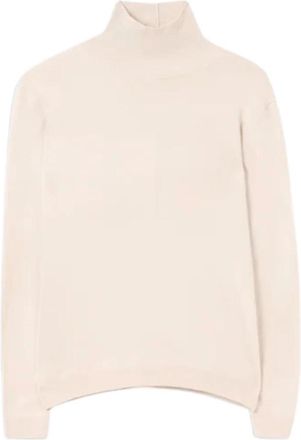 Max Mara Femme, Pulls, Beige, Taille: 42 FR Kiku Turtleneck