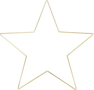 BESPORTBLE Stern Kranz Rahmen Metalldraht Makramee Rahmen Pentagramm Geformte Kranzringe Blumenkranz Handwerk Reifen für Thanksgiving Weihnachten Neujahr Hochzei