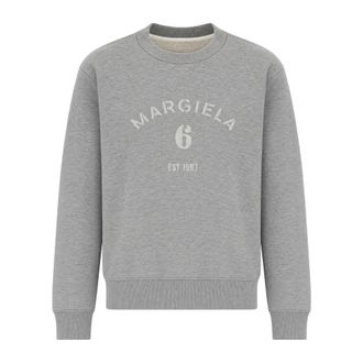 Maison Margiela 6 Sweatshirt - - Sweatshirts & Hoodies - Damen - Grau - XS