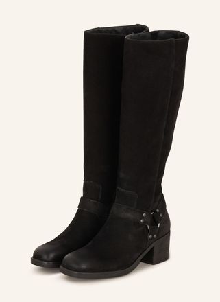 Paul Green Stiefel Mit Nieten schwarz