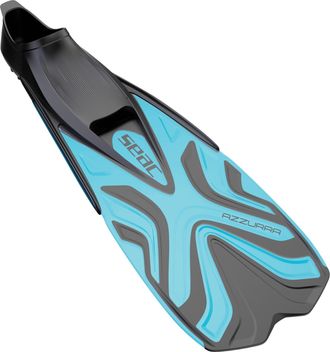 Seac Seac Unisex-Adult Azzurra Schnorchelflossen für Erwachsene und Kinder geschlossenes Fußteil aus weichem Gummi, hell blau, 38/39 EU