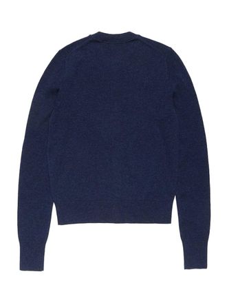 Acne Studios Wool-Blend Fitted Cardigan - Navy