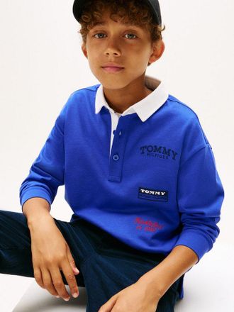Tommy Hilfiger Langarm-Poloshirt Regular fit, f&uuml;r Kinder bis 16 Jahre