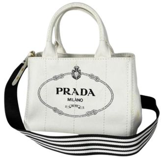 Prada Pre-owned Seide prada-taschen - - Pre-owned - Damen - Wei&szlig; - ONE SIZE