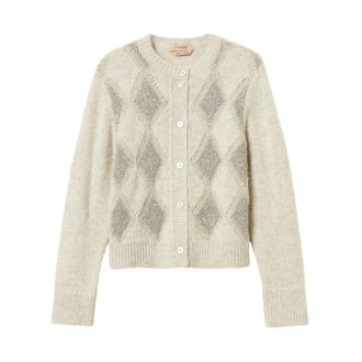 Twinset Cardigans - Femme - Pulls - Beige - Taille: 38 FR