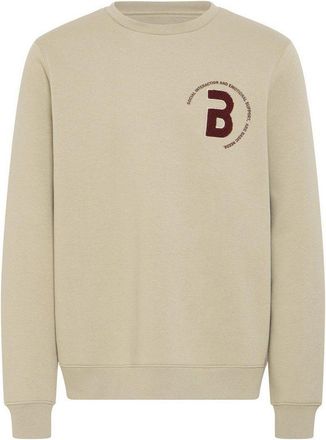 Blend Rundhalspullover BHFlorian L&auml;ssiger Sweatpullover mit Stickerei