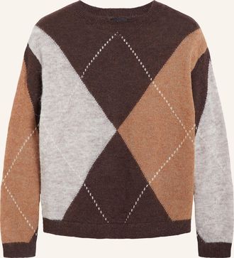 s.Oliver Black Label S.Oliver Black Label Pullover Mit Glitzergarn braun