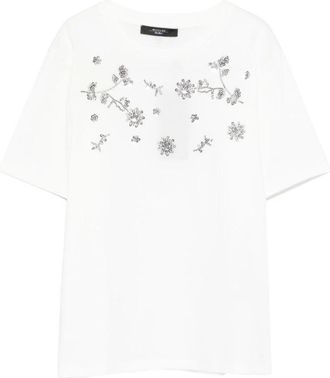 Max Mara Femme, Tops, Blanc, Taille: 40 FR T-shirt Basic Agile