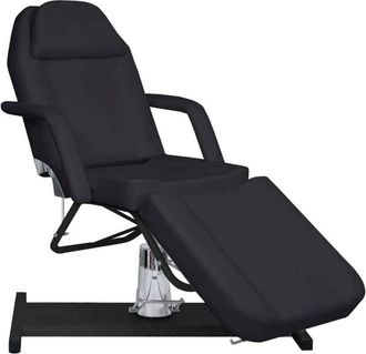 vidaXL Massagetisch Schwarz 180x62x(87-112) cm - Vidaxl