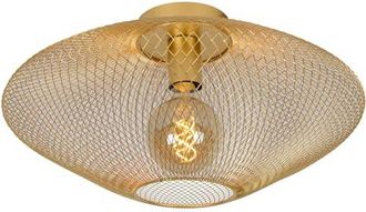 Lucide MESH - Deckenleuchte - &Oslash; 45 cm - 1xE27 - Mattes Gold/Messing