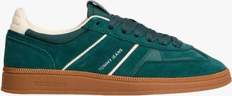 Tommy Hilfiger Baskets basses &agrave; lacet en cuir