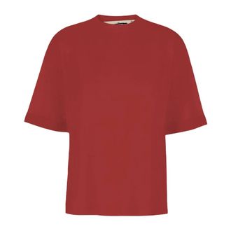 Jacquemus Rond Carr&eacute; T-Shirt - - Tops - Damen - Rot - XS