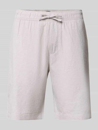 Mc Neal Shorts aus Leinen-Baumwoll-Mix mit elastischem Bund