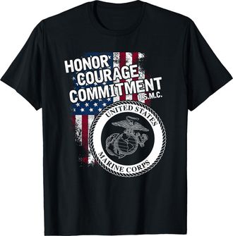 Medals of America Ehrencourage Verpflichtung U.S.M.C. T-Shirt