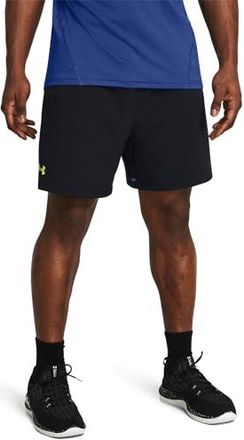 Under Armour Short tiss&eacute; pour homme, Noir/Morph, S