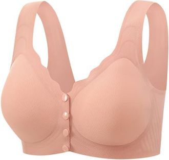 Generic Soutien Gorge Invisible Soutien Gorge sans Armature Brassiere Femme Tous Les Jours Respirant Seamless Transparent Bretelles D&eacute;tachables Style Europ&eacute;en