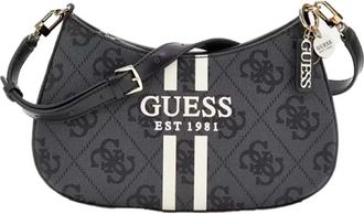 Guess Femme, Sacs, Bleu, Taille: ONE Size Noelle 4G Sac à main Élégant Fonctionnel