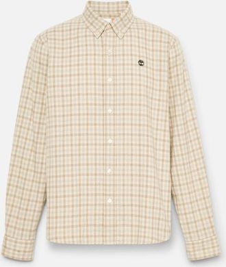 Timberland Solucell Air Vichykarohemd f&uuml;r Herren in Beige, Herren, Beige, Gr&ouml;&szlig;e