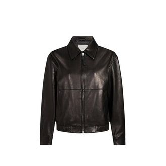 Dunst Veste col classique en cuir