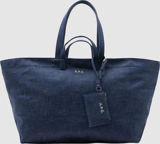 A.P.C. Sac Le Drummer Toile Bleu