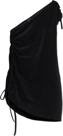 Balmain Femme, Robes, Noir, Taille: 42 FR Robe de plage avec logo brod&eacute;