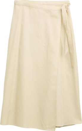 Tom Tailor Damen 1046444 Midi Rock, 37762-Champagne, 40