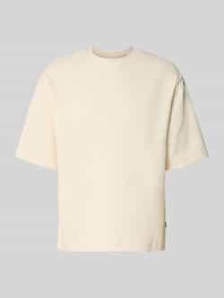 Review Regular-Fit T-Shirt in Plissee-Optik