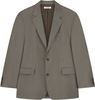 Olaf Hussein Homme, Vestes, Brun, Taille: S Olaf Blazer en Laine Jas Bruin M260509