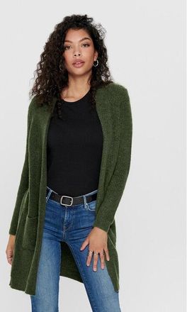 Only Strickjacke 15179815 Grün Regular Fit