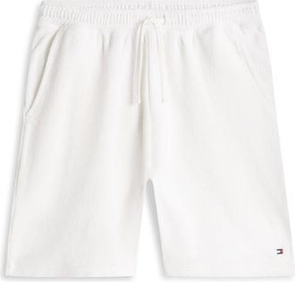 Tommy Hilfiger Frottee-Shorts aus Baumwolle mit Logo-Stickerei in