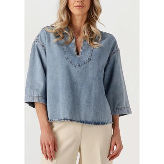 Mos Mosh MOS Mosh, Damen, Blusen & Hemden, Blau, MGr&ouml;&szlig;e