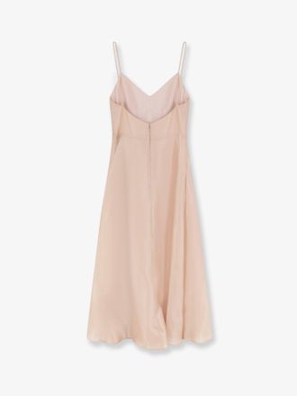Alberta Ferretti Womens Silk Dress Pink