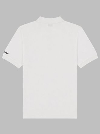 Kenzo Mens Polo Shirt Jumping Tiger White Cotton T-shirts And Polos