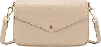 David Jones Paris - Pochette Femme - Sac port&eacute; travers - Similicuir - Taille Petite - Accesoire Pratique - Evenement Soir&eacute;e Sortir Ville Mode Tendance L&eacute;g&egrave;re Band