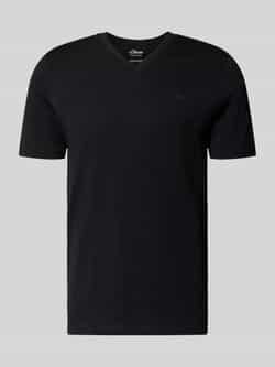 s.Oliver Red Label Regular Fit T-Shirt aus reiner Baumwolle