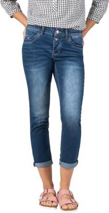 Timezone 7/8 NALITZ Jean pour femme slim 7/8 Taille moyenne Coupe ajustée Bleu W25-W33, 3014-3838 Brisk Blue Wash, 32W