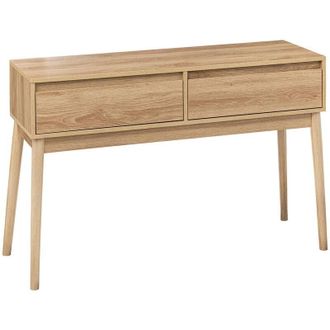 5five Simply Smart 5five Simply Smart - Console 2 tiroirs effet ch&ecirc;ne naturel abana - 5five